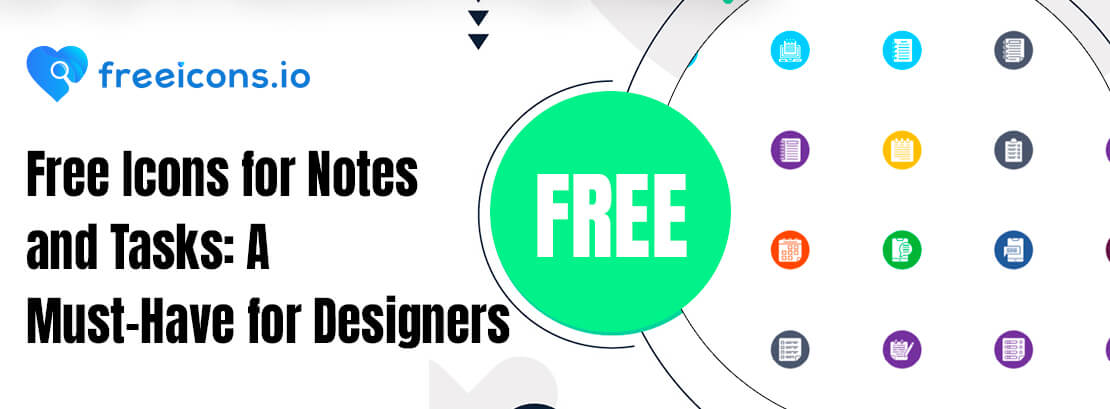 Free Icons for Notes and Tasks : A Must-Have for Designers